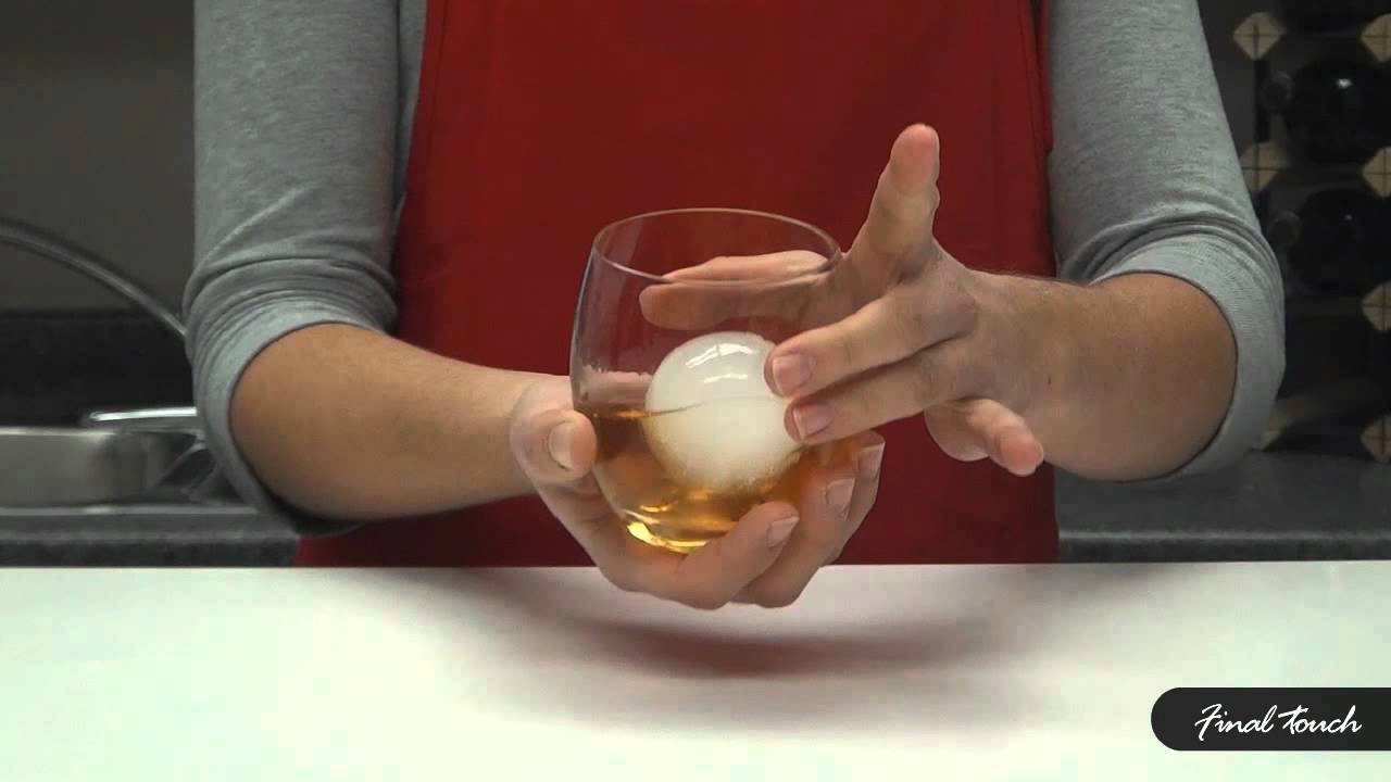 On The Rock Glass + Ice Ball - YouTube