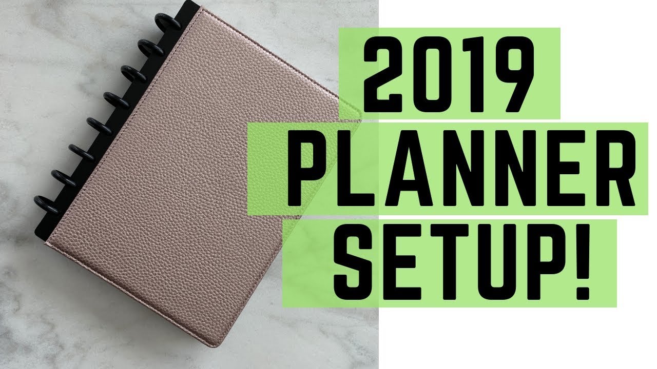 2019 Planner Organization | TUL Discbound Notebook - YouTube