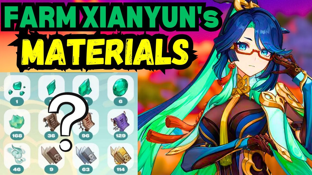 Get Ready Quickly for 4.4 XIANYUN(Pre-Farm Cloud Retainer) | Genshin ...