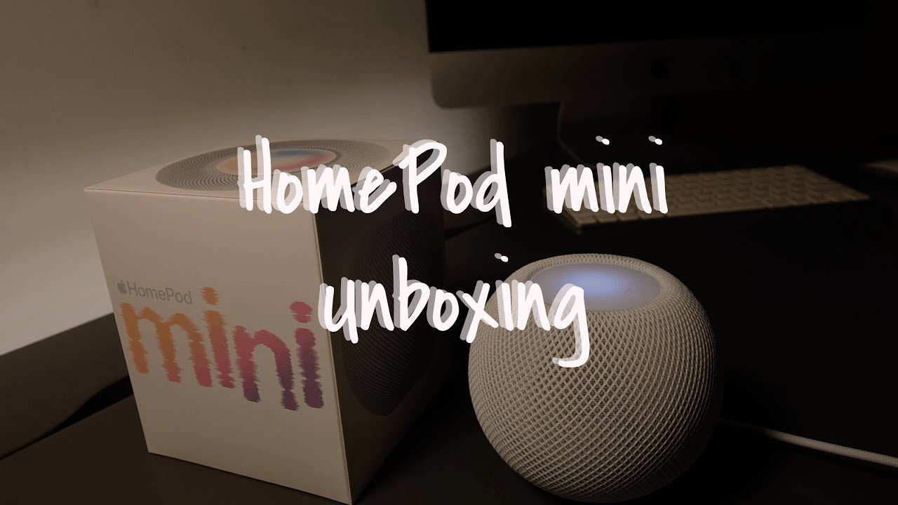 HomePod mini UNBOXING - YouTube