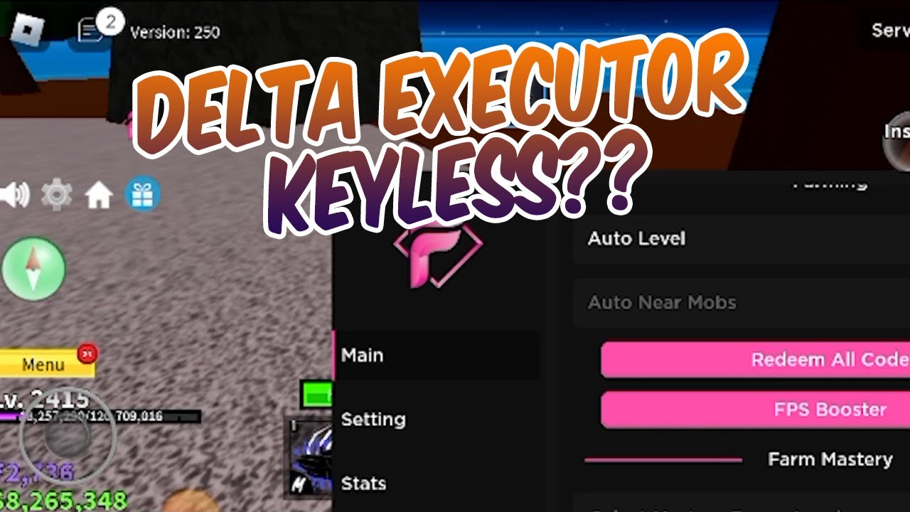 INSTALL DELTA EXCECUTOR IS KEYLESS NOW?? WITH SCRIPT FAI FAO KEYLESS ...
