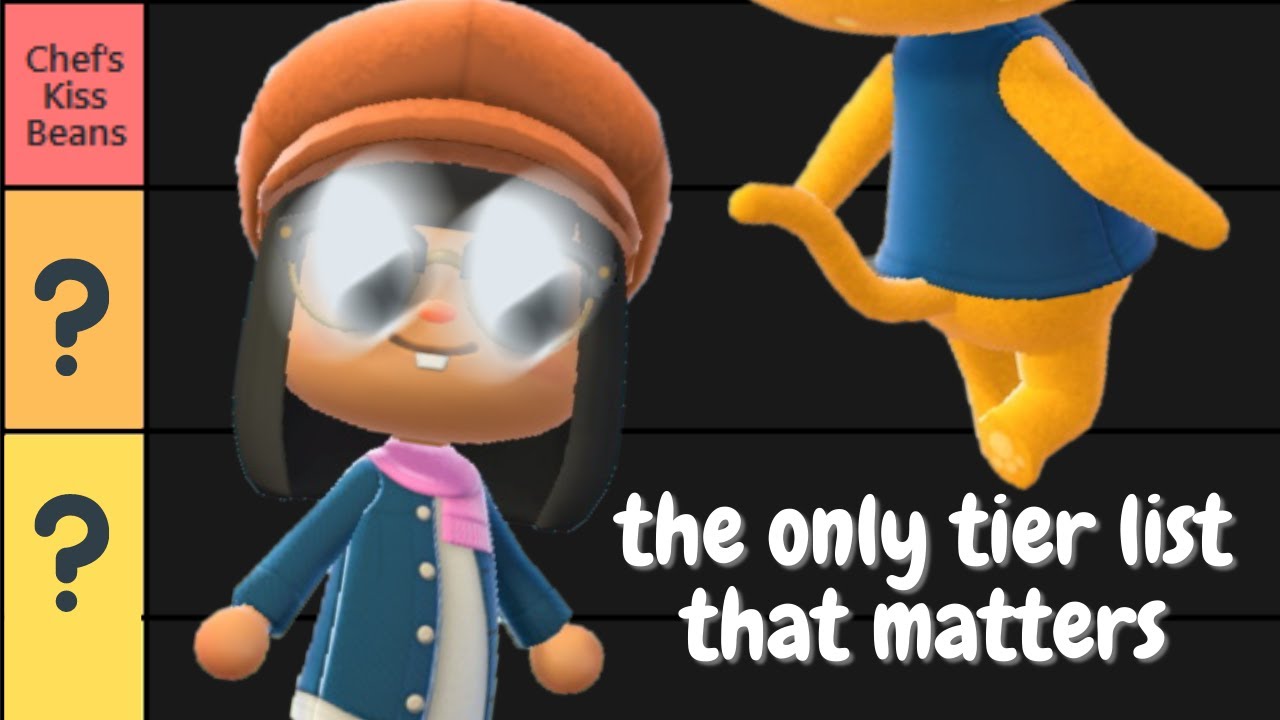 ranking all ACNH villager toe beans (and causing fights oops) - YouTube