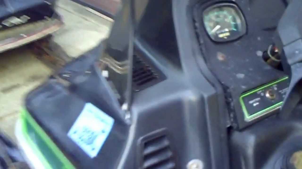 1980 Arctic cat jag, cold start 340 cc spirit engine - YouTube