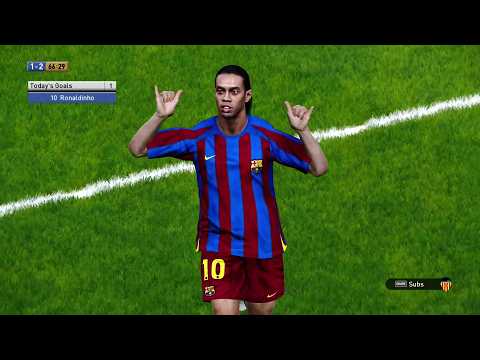 Valencia vs Barcelona - La Liga 2005/06 - PES 2021 CSG Patch