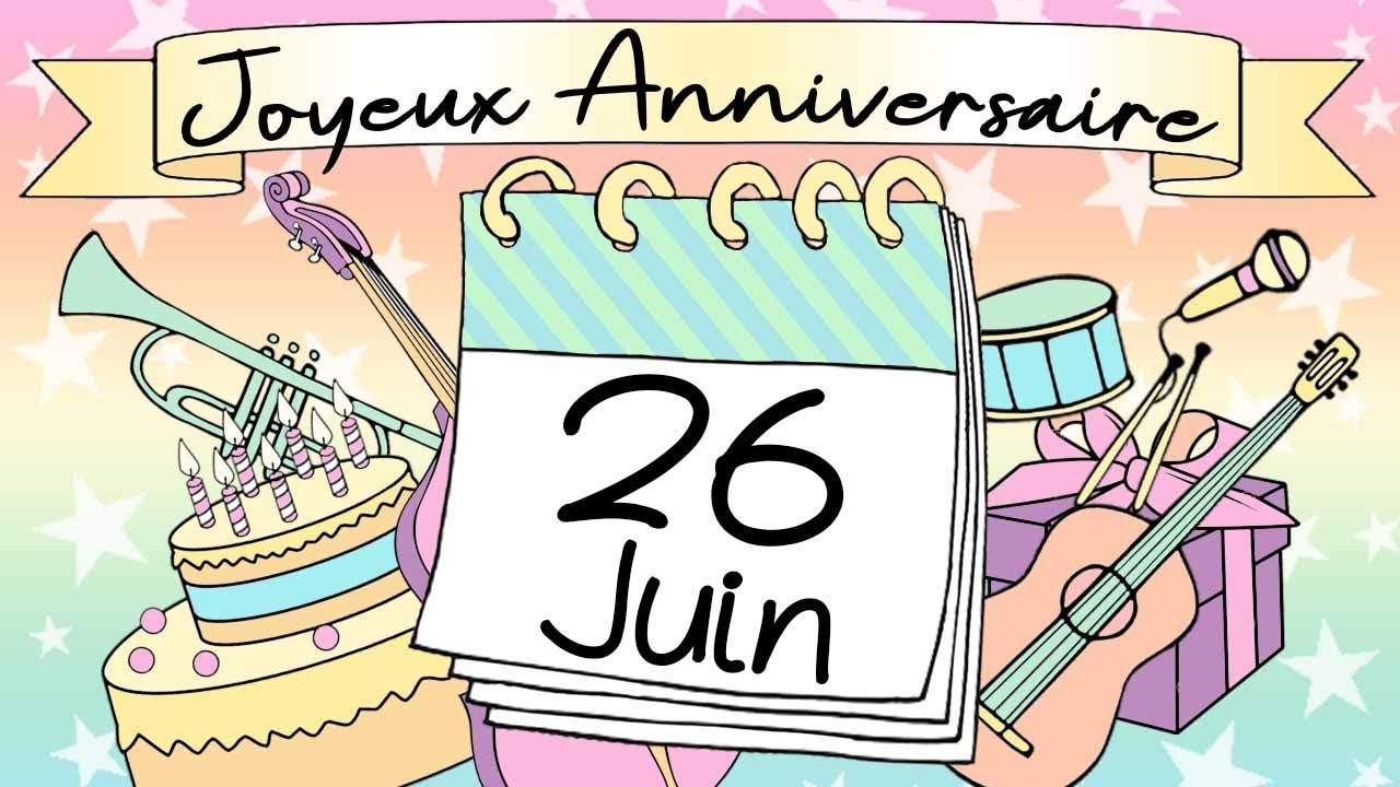 NOUVEAU Joyeux Anniversaire 26 Juin Guitare Jazz Manouche - YouTube