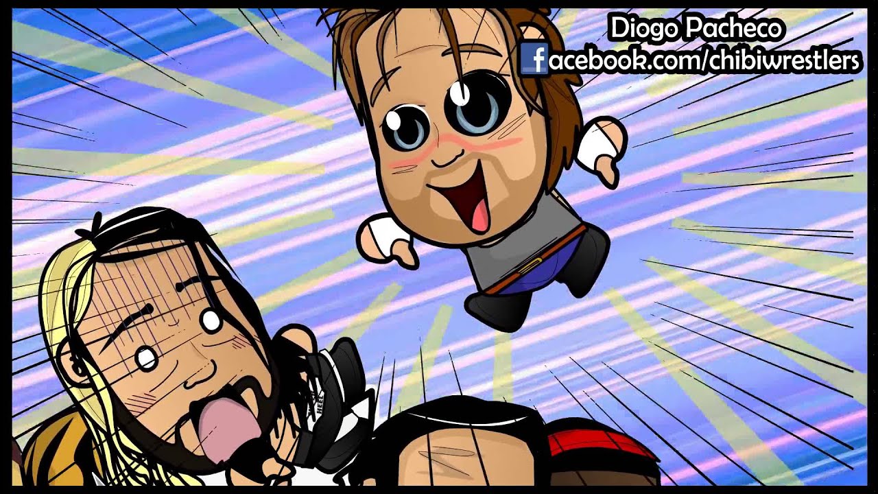 Chibi Wrestlers - HappyScary Dean Ambrose and Seth Rollins on ...