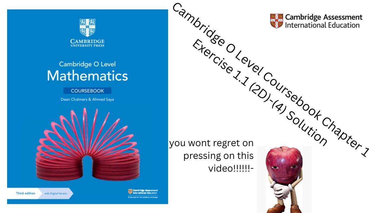 Cambridge O Level Coursebook (3rd Edition) Chapter 1 Exercise 1.1A (1 ...