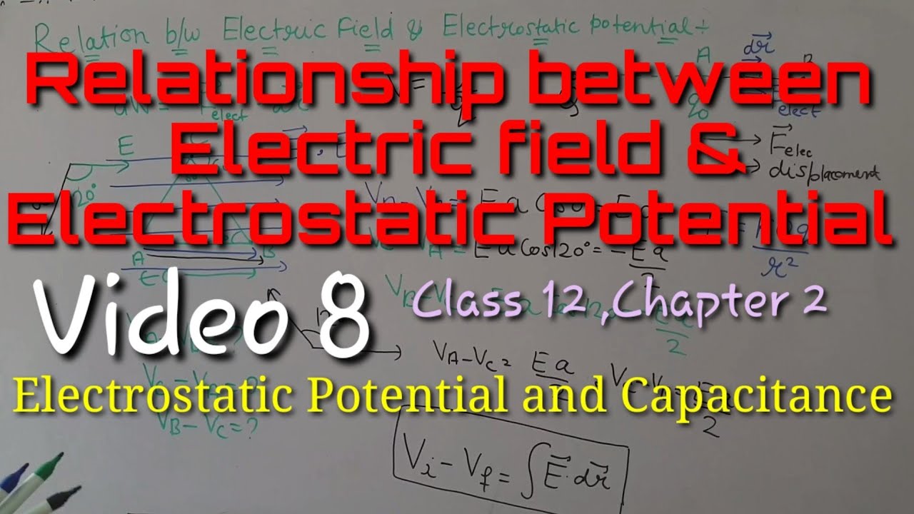 Relation between ELECTRIC FIELD and ELECTRIC POTENTIAL II Cl 12,Ch- 2 ...