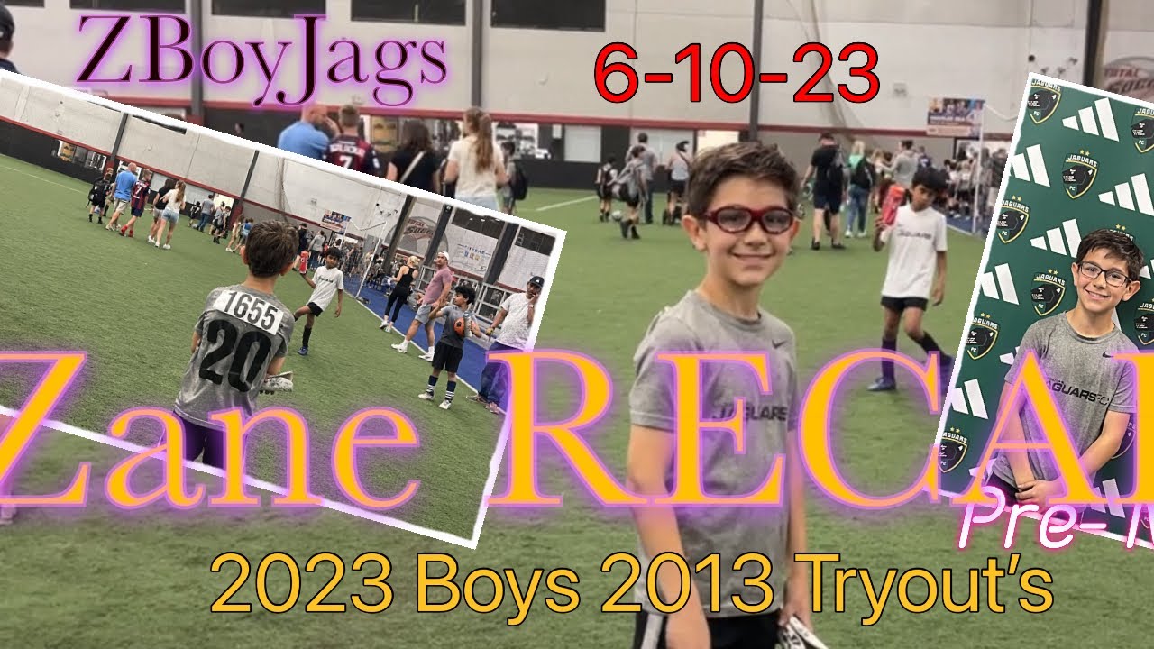 6-11-23 Tryout’s “ZANE RECAP” All Days 2013 Novi Jaguars Boys - YouTube