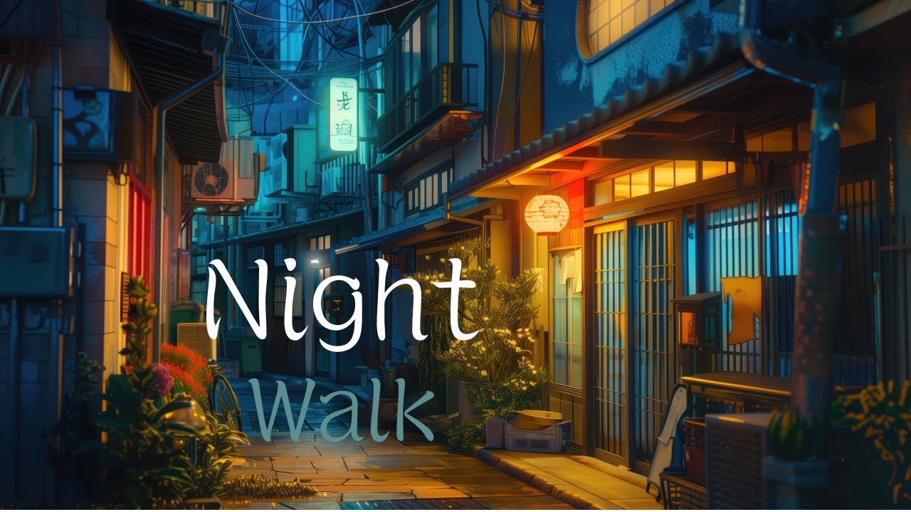 Night Walk in Japan Illuminated Alleyways of Old Town - YouTube
