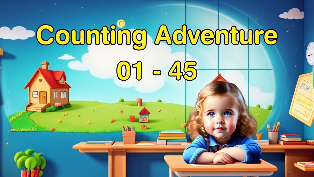 Fun and Educational English for Kids: Learning Numbers 1-45 - YouTube