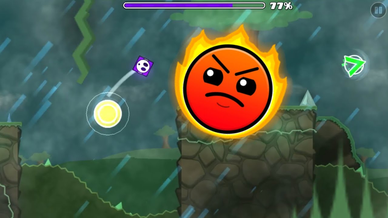 IN GREY STORMS 100% | Geometry Dash - YouTube