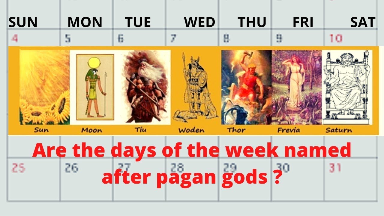 Calendar Pagan deities Names, Days, and Months - YouTube