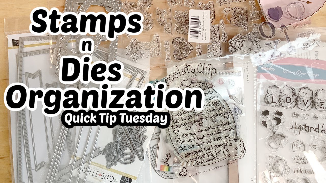 Simple Tips for Clear Stamps and Metal Dies Organization and Storage ...