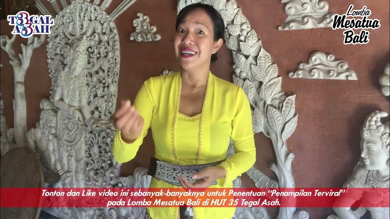 05 - Ni Komang Aryantini (PKK Senin) Lomba Mesatua Bali - HUT 35 Tegal Asah - YouTube