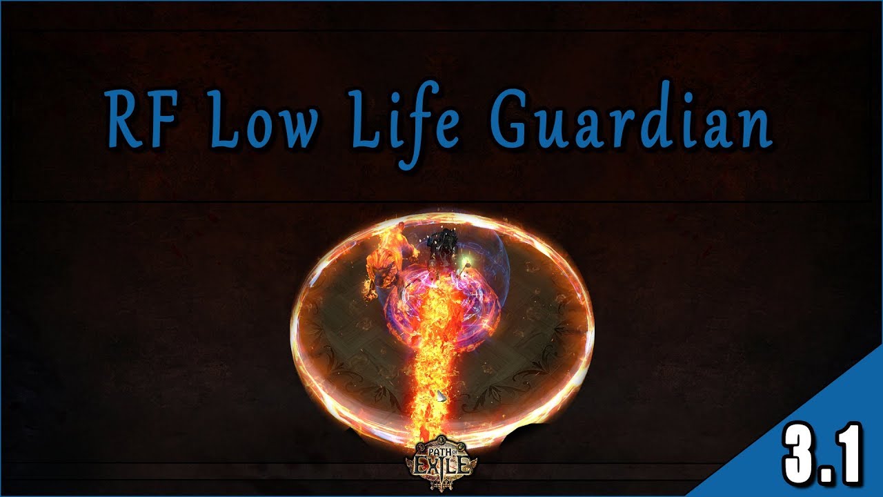 Builds 3.1 – Templar (Guardian) – RF & SR a Low Life - YouTube