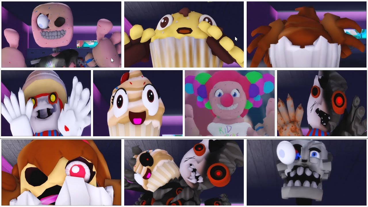 ESCAPE MR FAST FOOD Little Cupcake All NEW Morphs JUMPSCARES - YouTube