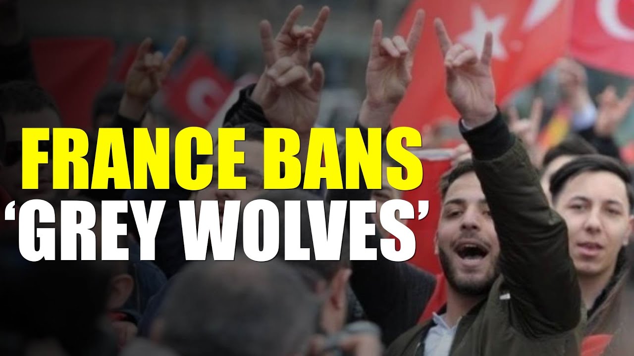 French govt bans Turkish ultra-nationalist group Grey Wolves - YouTube