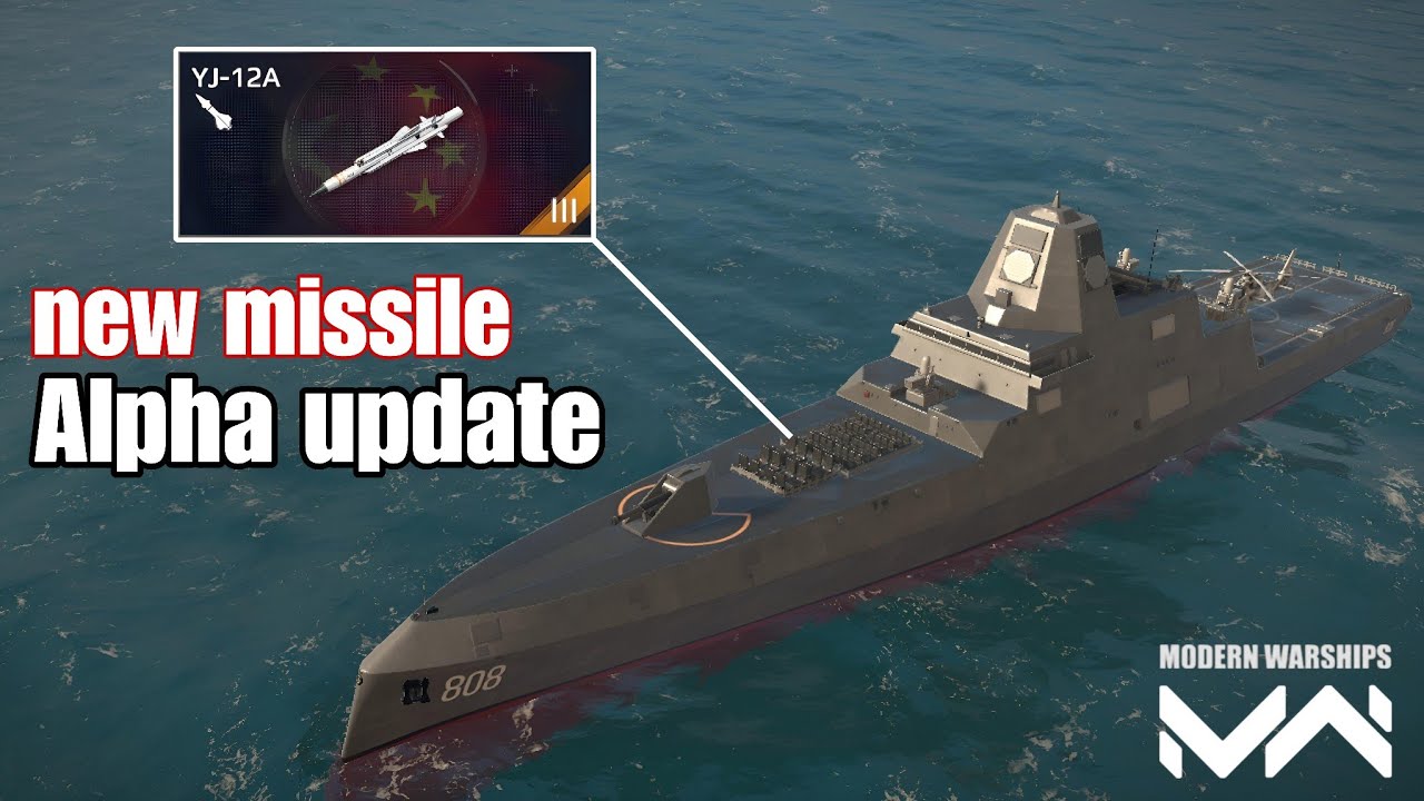 new Missile YJ-12A alpha test gameplay : Modern Warships - YouTube