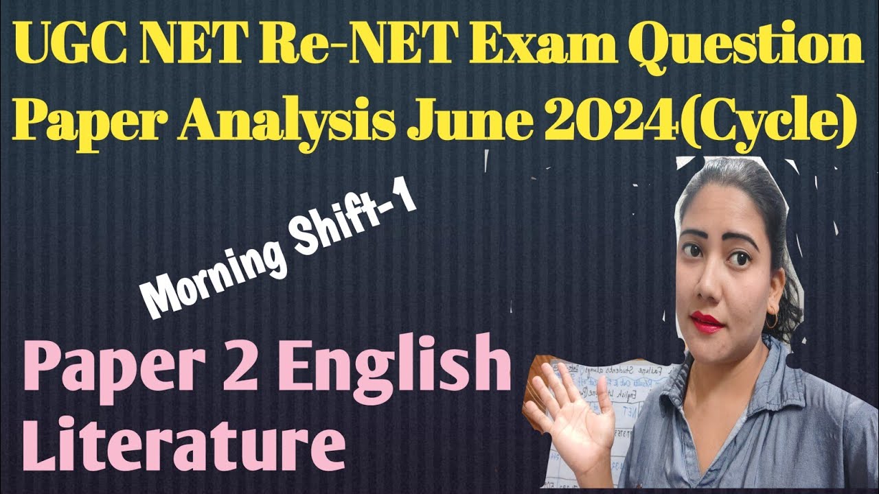 UGC NET Re-NET 2024 Question Paper Analysis/June 2024 Re-NET Exam ...