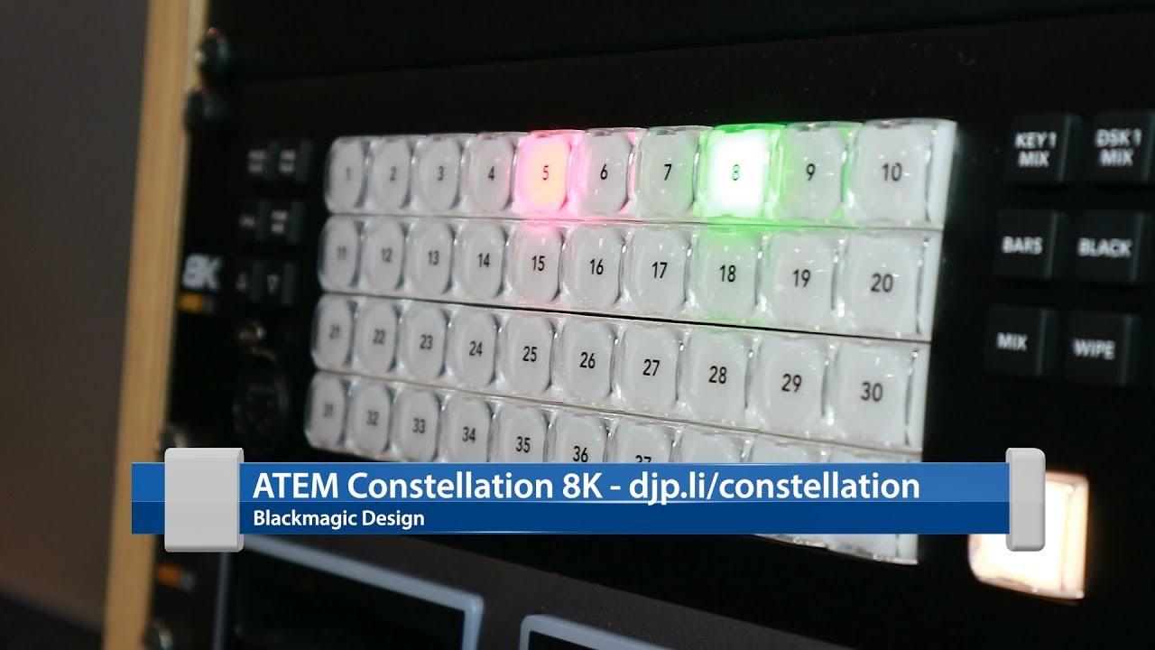 Blackmagic Design ATEM Constellation 8K Video Switcher (Vision Mixer ...