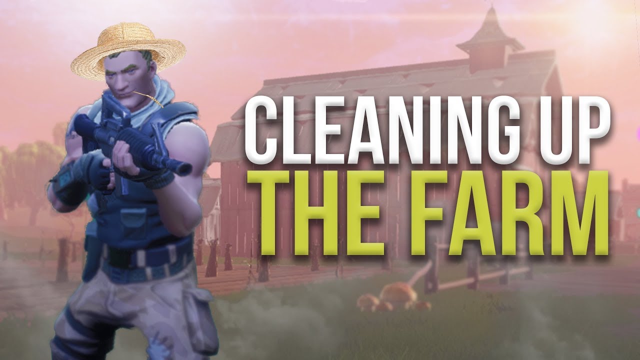 CLEANING UP THE FARM w/ Dakotaz (Fortnite) - YouTube