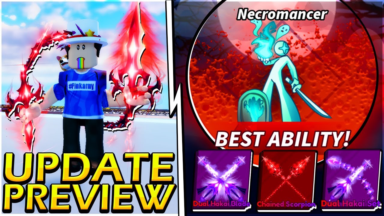 NEW Necromancer Ability! - Blade Ball Update Showcase - YouTube