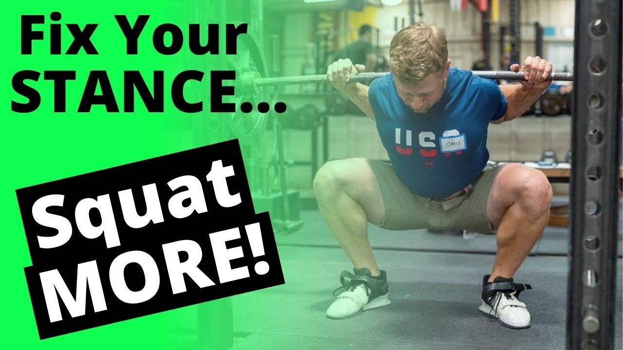 Starting Strength Squat/Low Bar Squat | Fix Your STANCE! - YouTube
