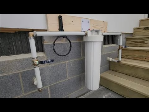 Big Blue Filter Install "Put in Wrong Location" Per Owners Request. Had ...