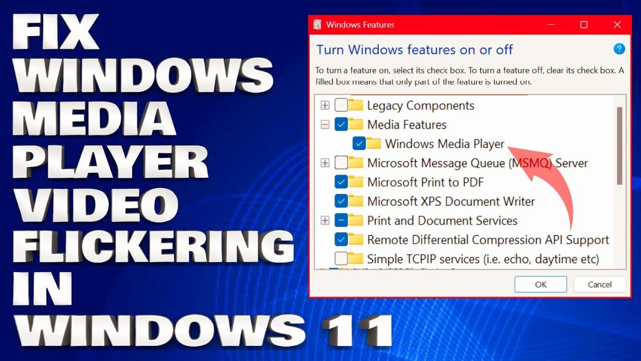 How To Fix Windows Media Player Video Flickering in Windows 10/11 - YouTube