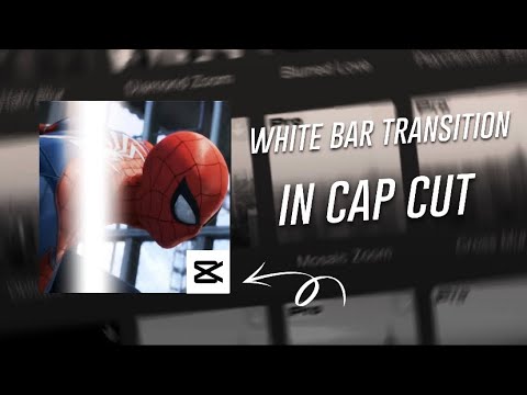 Cap cut | white bar transition and zoom out effect in cap cut - YouTube