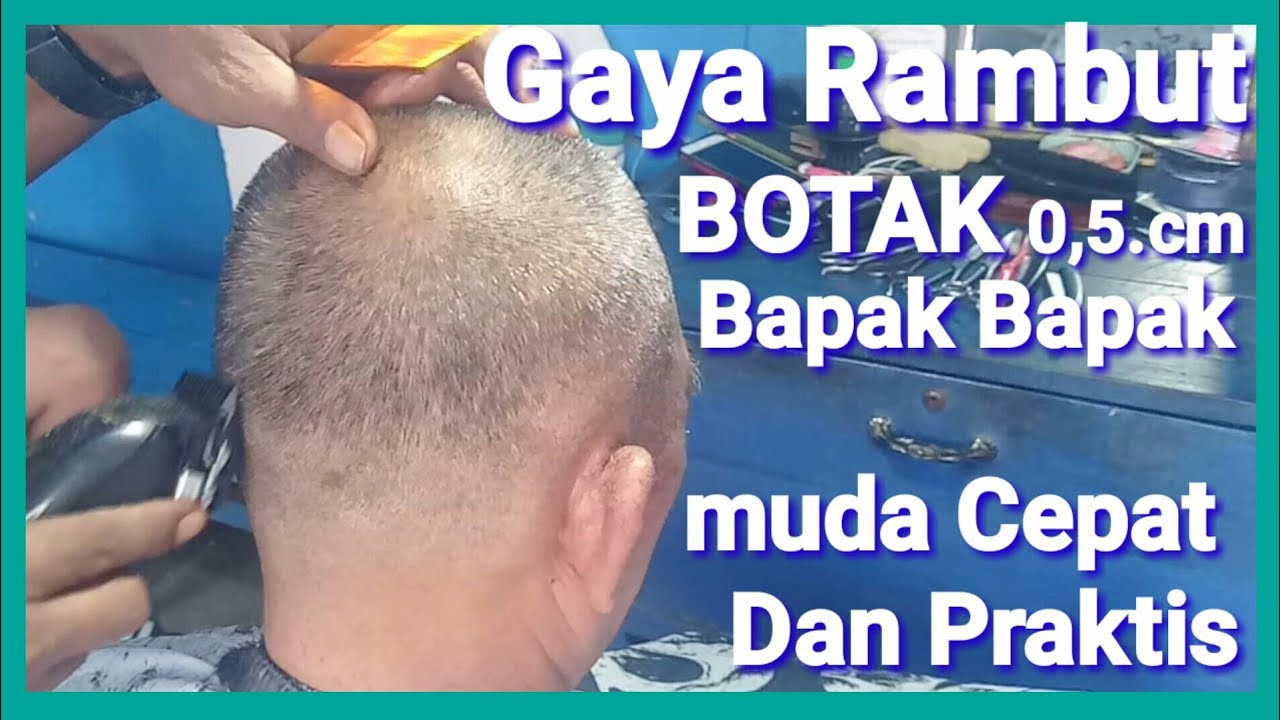 Cukur Rambut Botak.0,5.cm Paling Muda Cepat Tepat Dan Keren - YouTube