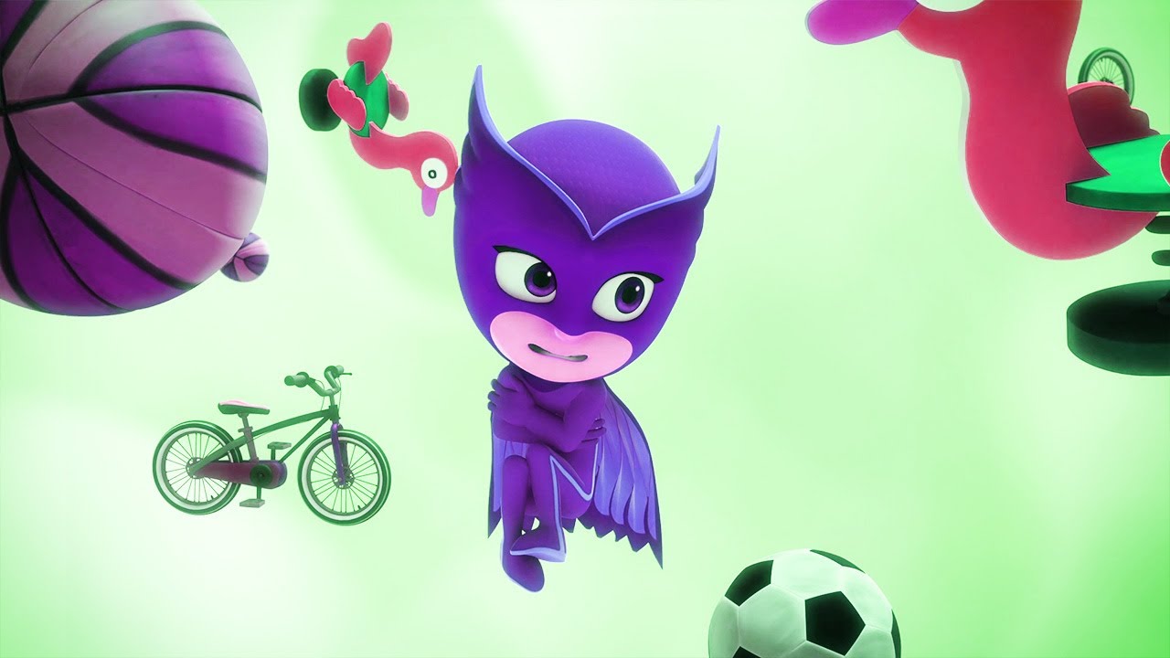 Owlette and the Moon-Ball | COMPILATION | PJ Masks Funny Colors ...