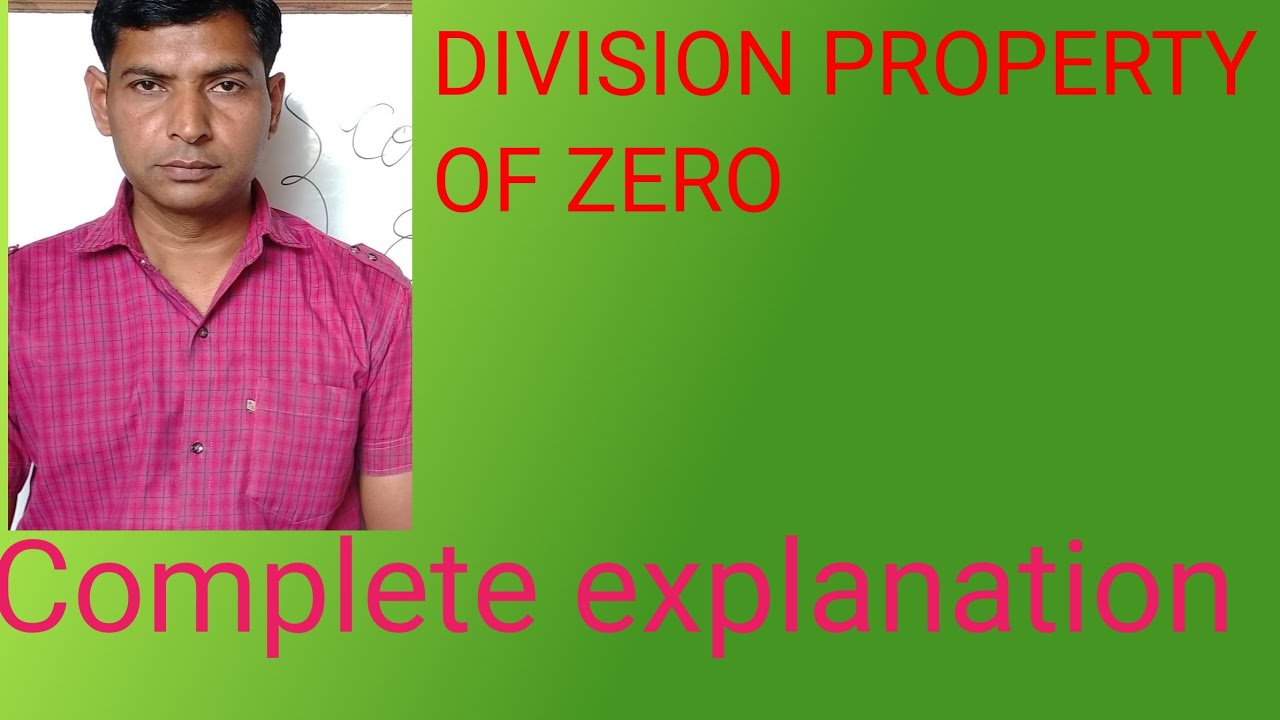 Division property of zero - YouTube