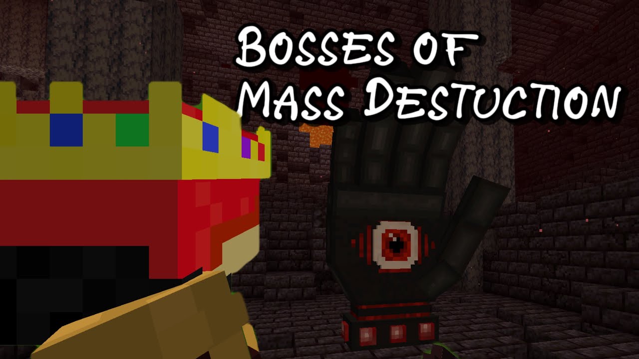 Minecraft Mod Review Bosses of Mass Destruction - YouTube