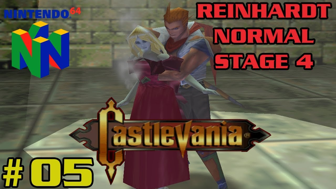 Castlevania 64 [N64] (NORMAL MODE - STAGE 4) #05 [REINHARDT X ROSA, THE ...