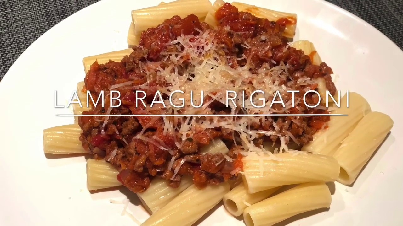 Lamb ragu rigatoni - YouTube