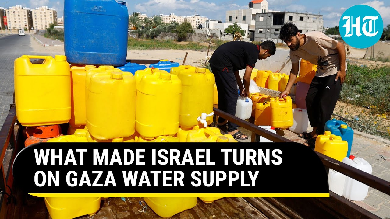 Israel Compelled To Resume Water Supply To Gaza; Big Relief For War ...