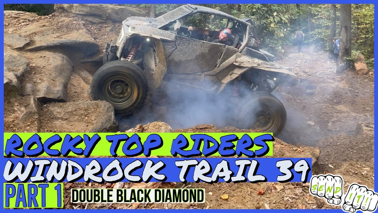 WINDROCK TRAIL 39 - DOUBLE BLACK DIAMOND/PINK TURBO RZR (PART 1) Rocky ...