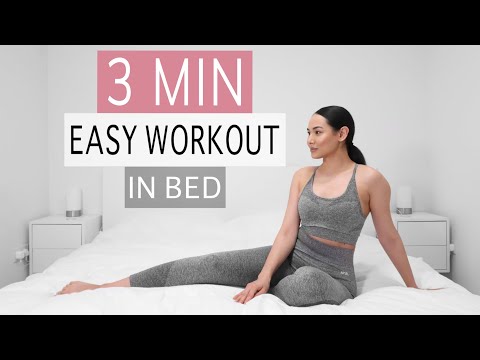 EASY WORKOUT IN BED | quick routine at home