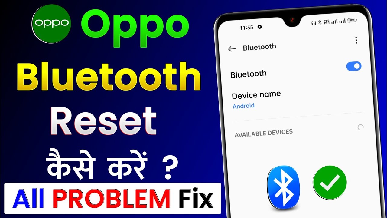 Oppo Ka Bluetooth Reset Kaise Kare | Oppo Bluetooth Reset | How To ...