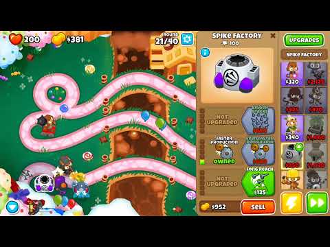 Bloons TD 6: Candy Falls (Easy) - YouTube