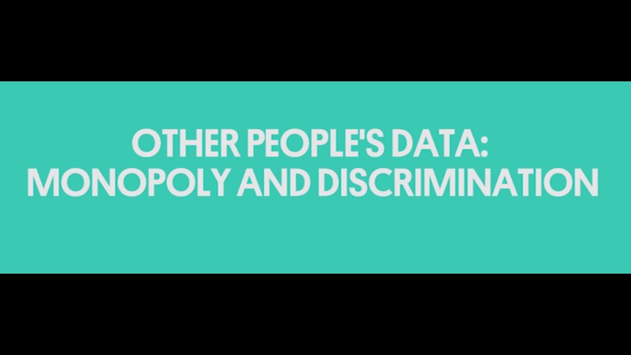 Other People's Data: Monopoly and Discrimination | America's Monopoly ...