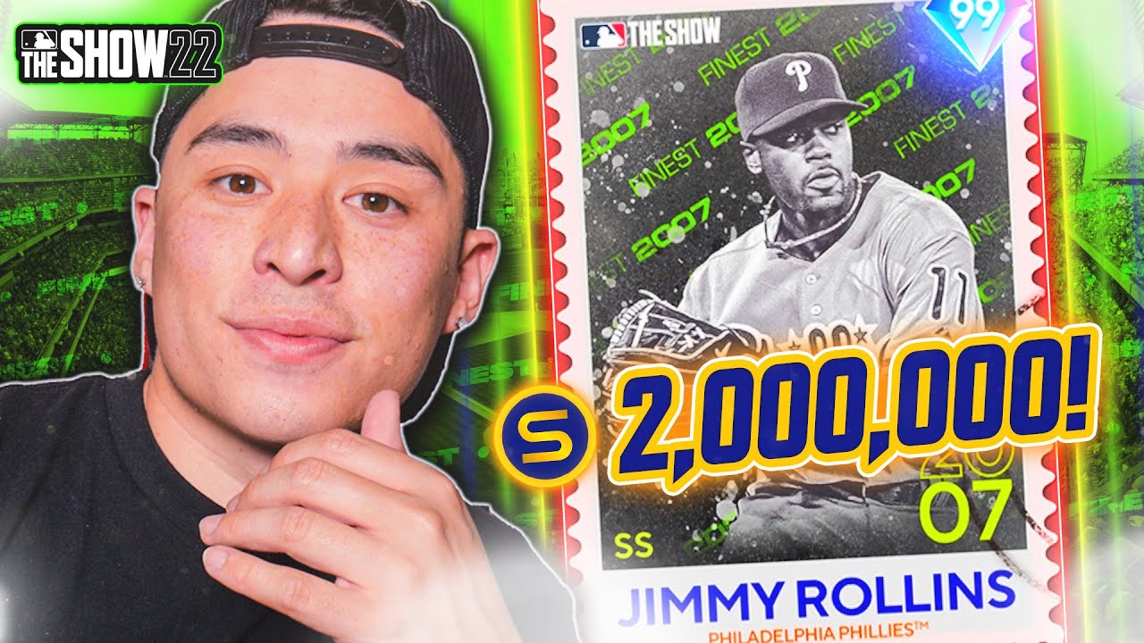 I spent 2 MILLION STUBS to unlock 99 JIMMY ROLLINS! MLB The Show 22 ...