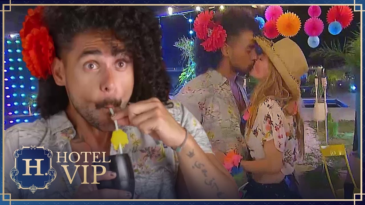 Manola Diez y Fer Sagreeb se van a los besos | Hotel VIP UNIMÁS - YouTube