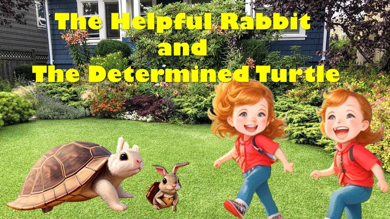 The Helpful Rabbit and the Determined Turtle | Kids Cartoon Stories ...