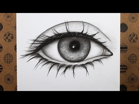 Adım Adım Göz Resmi Nasıl Çizilir, Karakalem Gerçekçi Göz Çizimi