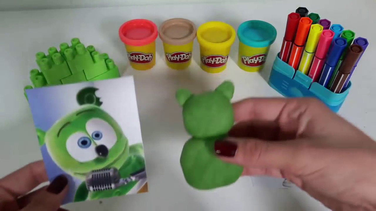 Mega Gummy Bear Mega Gummy Bear Play Doh Gummybear Toys Gummybear Song ...