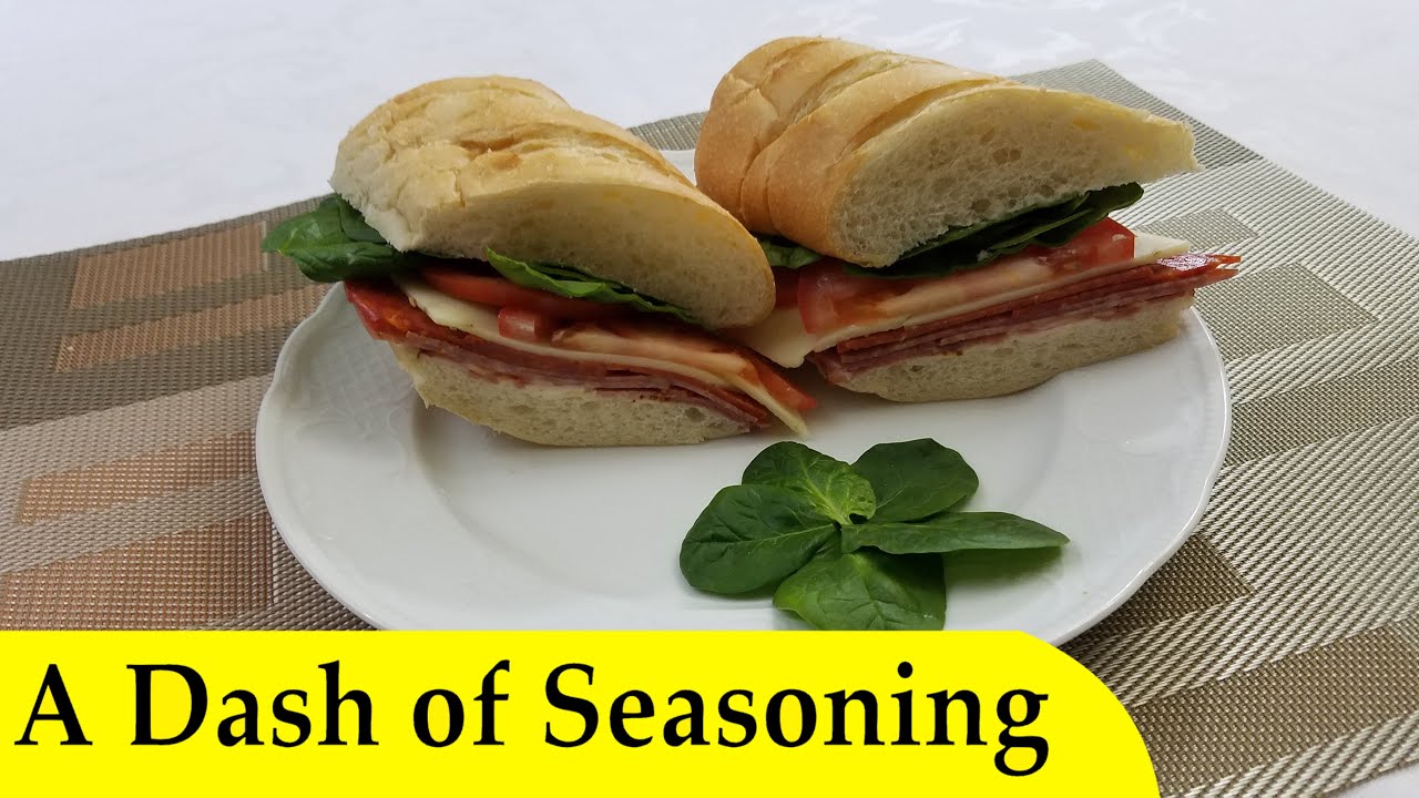 Spicy Italian cold cut combo with buttermilk garlic sauce.(quick meals ...