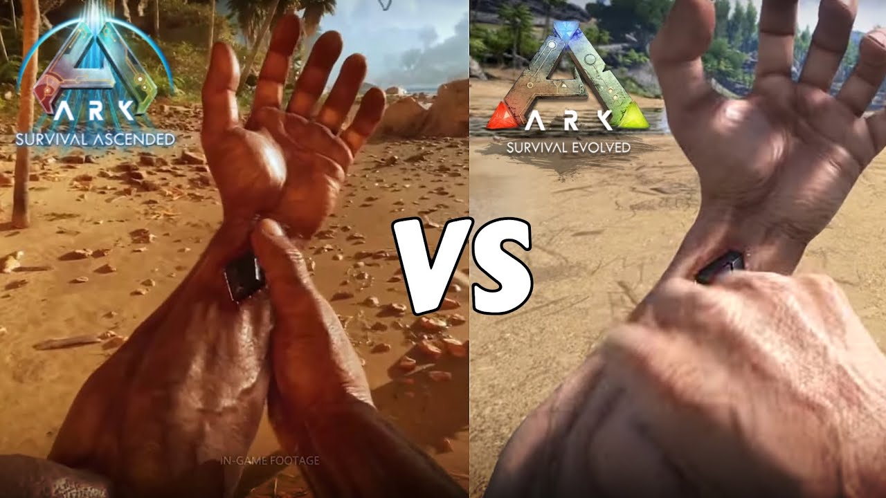 Ark Survival Ascended Trailer VS Ark Survival Evolved Trailer ...